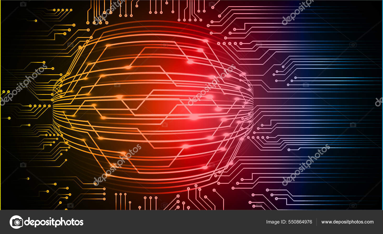 Fondo Pantalla Futurista Abstracto Fondo Digital Vector de stock ...