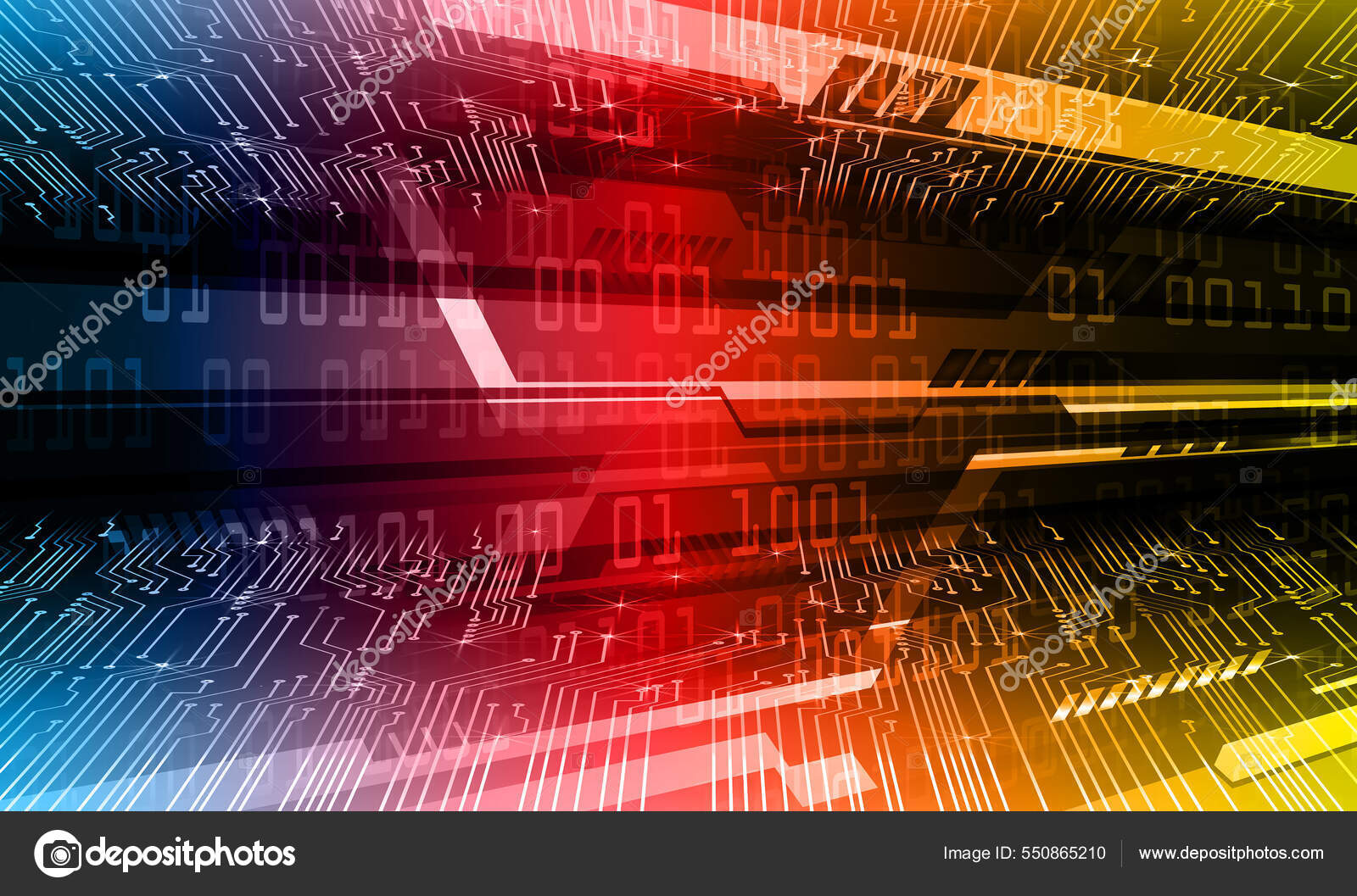 Fondo Pantalla Futurista Abstracto Fondo Digital Vector de stock ...