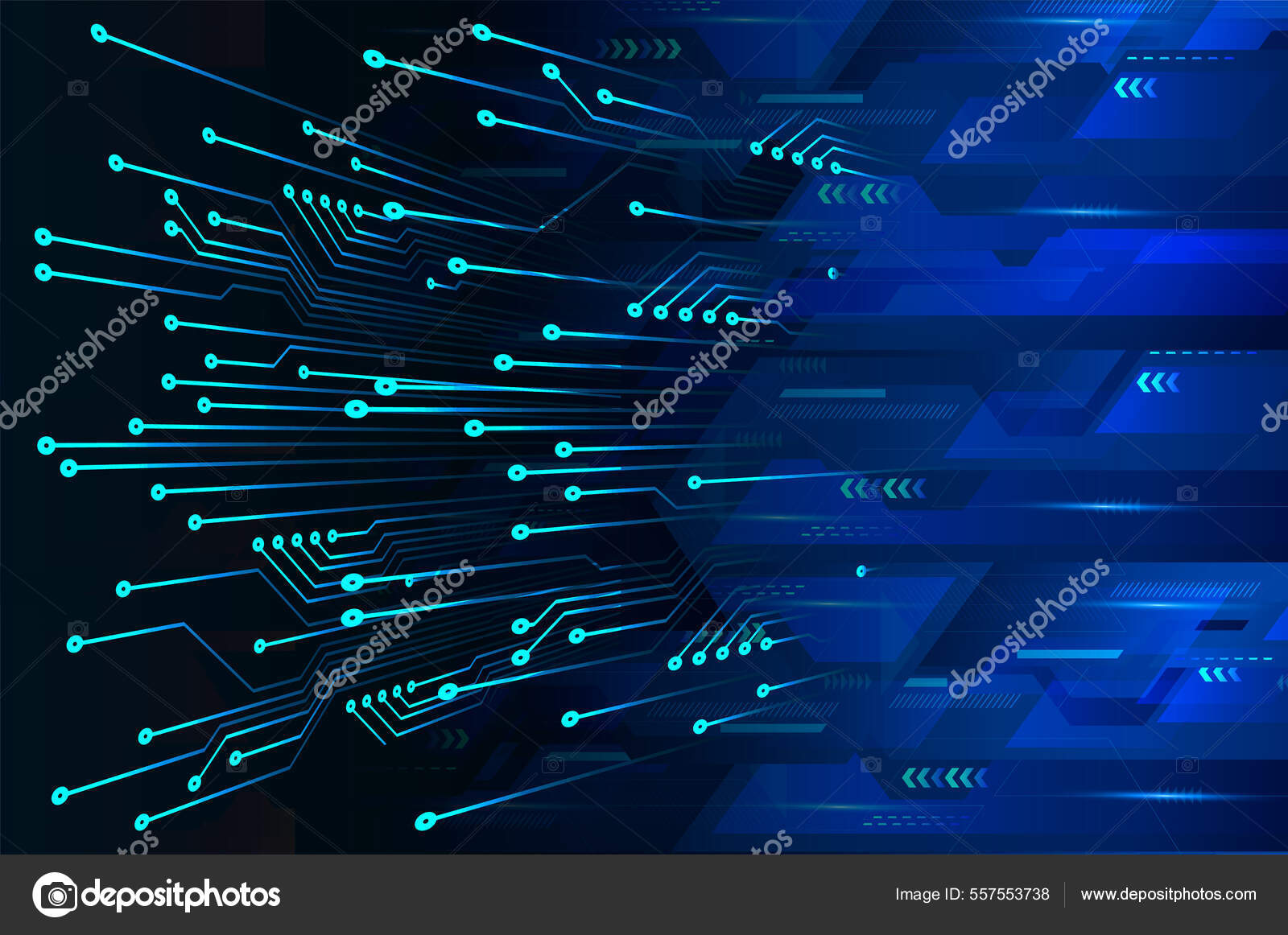 Cyber Circuit Future Technology Concept Background Abstract Futuristic Wallpaper Digital Stock ...