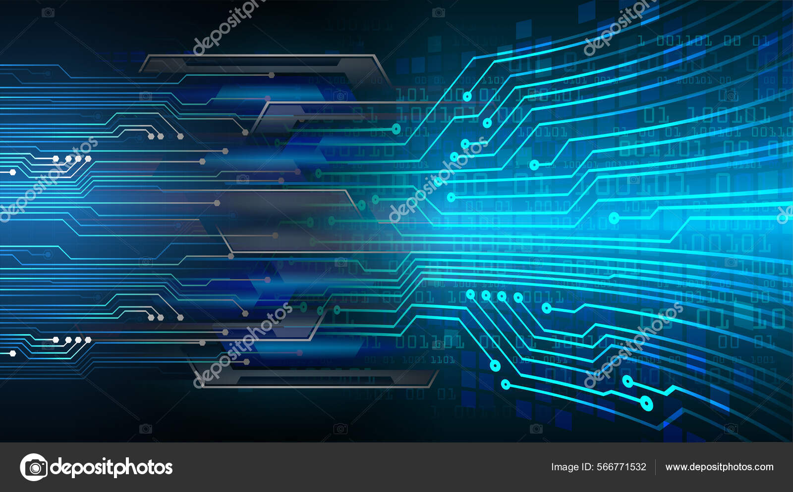 Cyber Circuit Future Technology Concept Stock Vector by ©titima157 ...