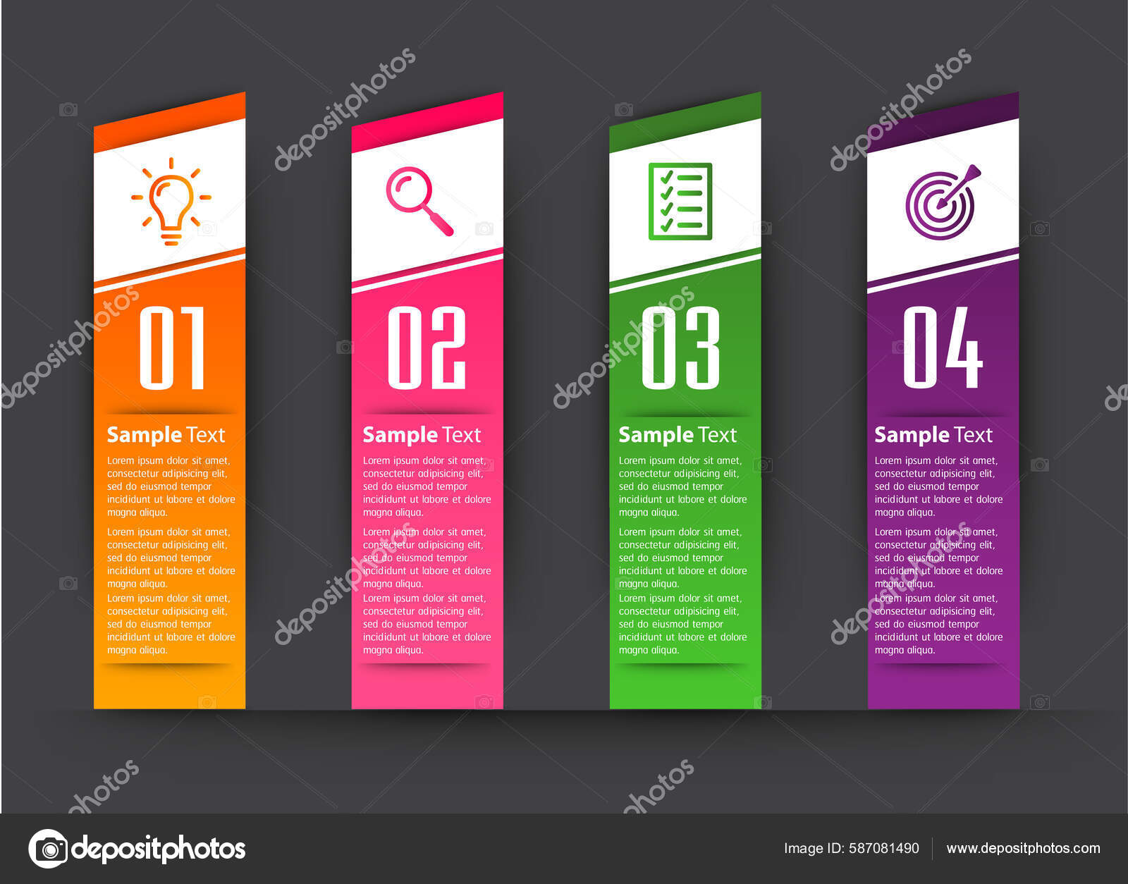 Modern Text Box Template Banner Infographics Stock Vector by ©titima157 ...