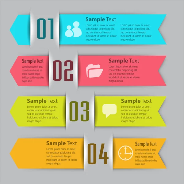 Modern Text Box Templates Banner Infographics Stock Vector by ...