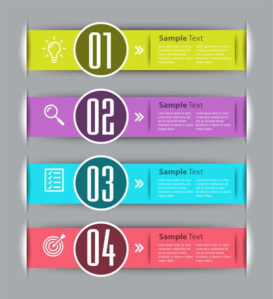 Modern Text Box Templates Banner Infographics Stock Vector by ...