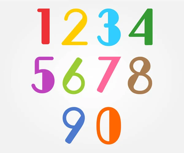 Numbers Set Vector Illustration Stock Vector by ©titima157@gmail.com ... Numbers Set Vector Illustration Stock Vector by ©titima157@gmail.com ...