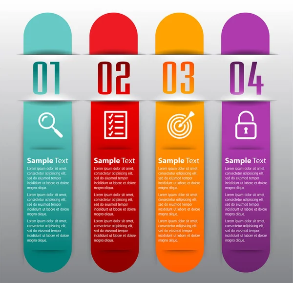 Modern Text Box Templates Banner Infographics Stock Vector by ...