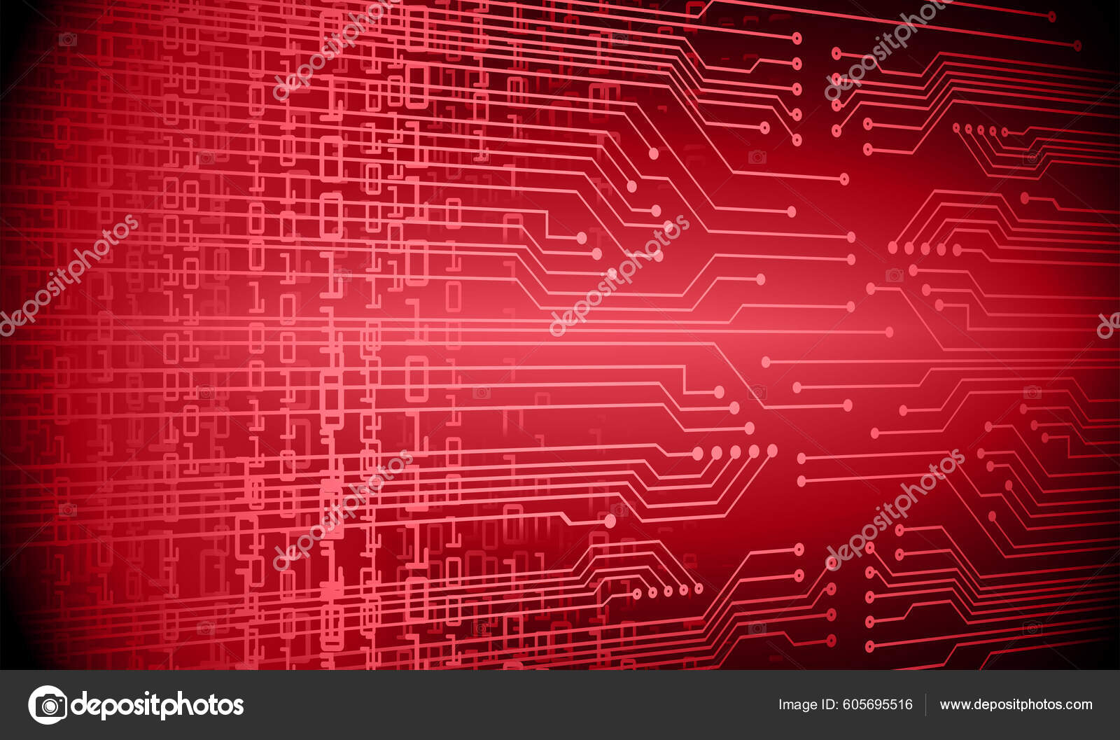 Abstract Technology Background Vector Illustration Cyber Security ...