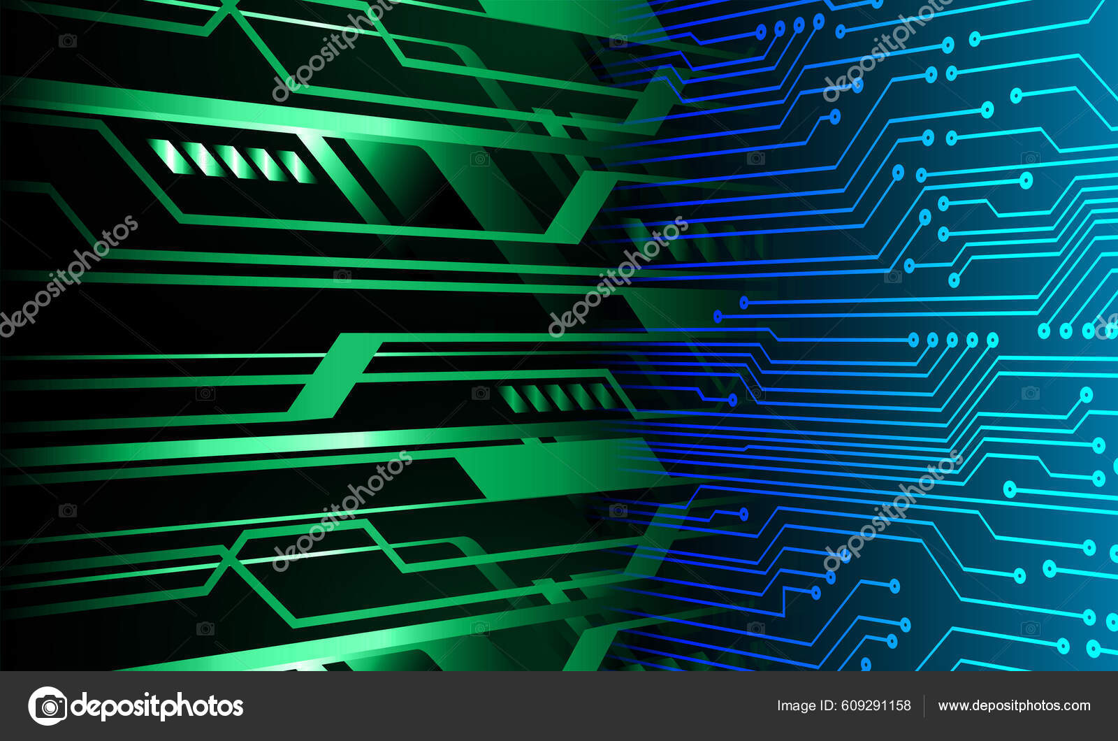 Abstract Technology Background Vector Illustration Cyber Security ...