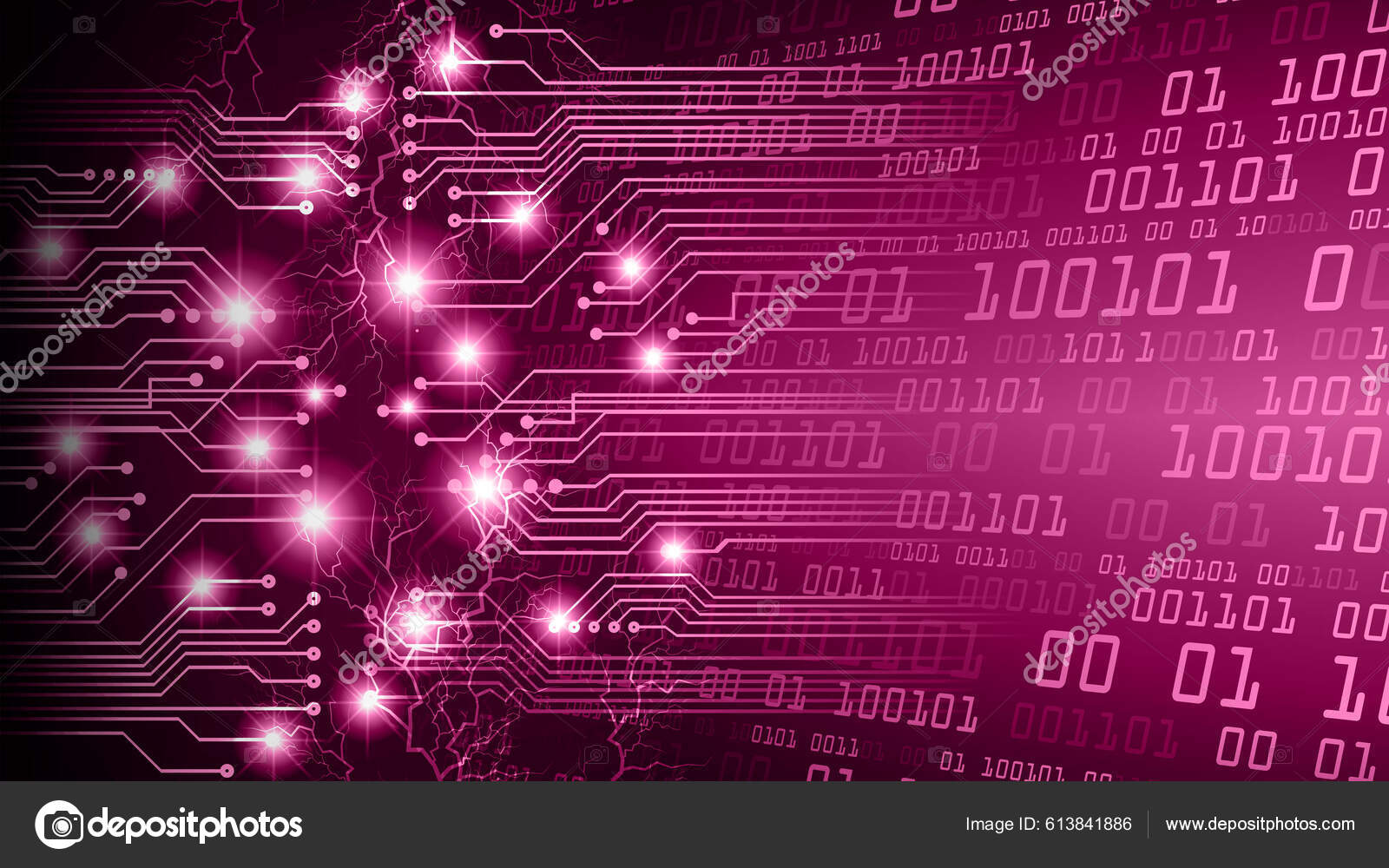 Abstract Technology Background Vector Illustration Cyber Security ...