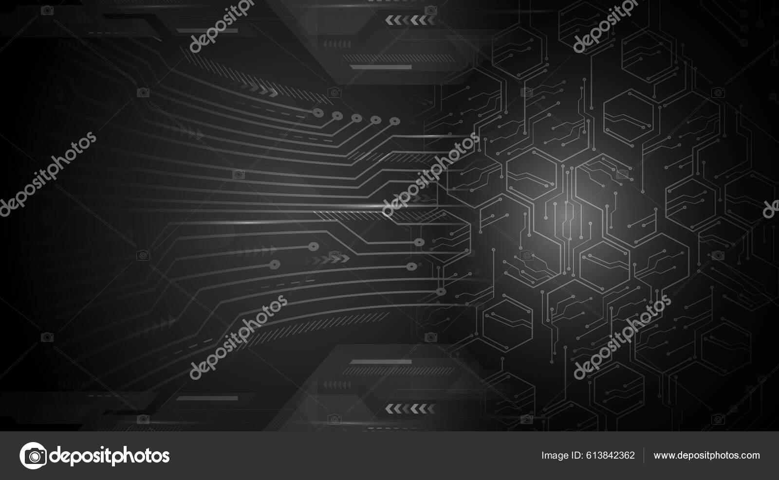 Abstract Technology Background Vector Illustration Cyber Security ...