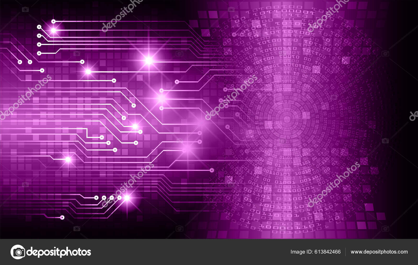Abstract Technology Background Vector Illustration Cyber Security ...