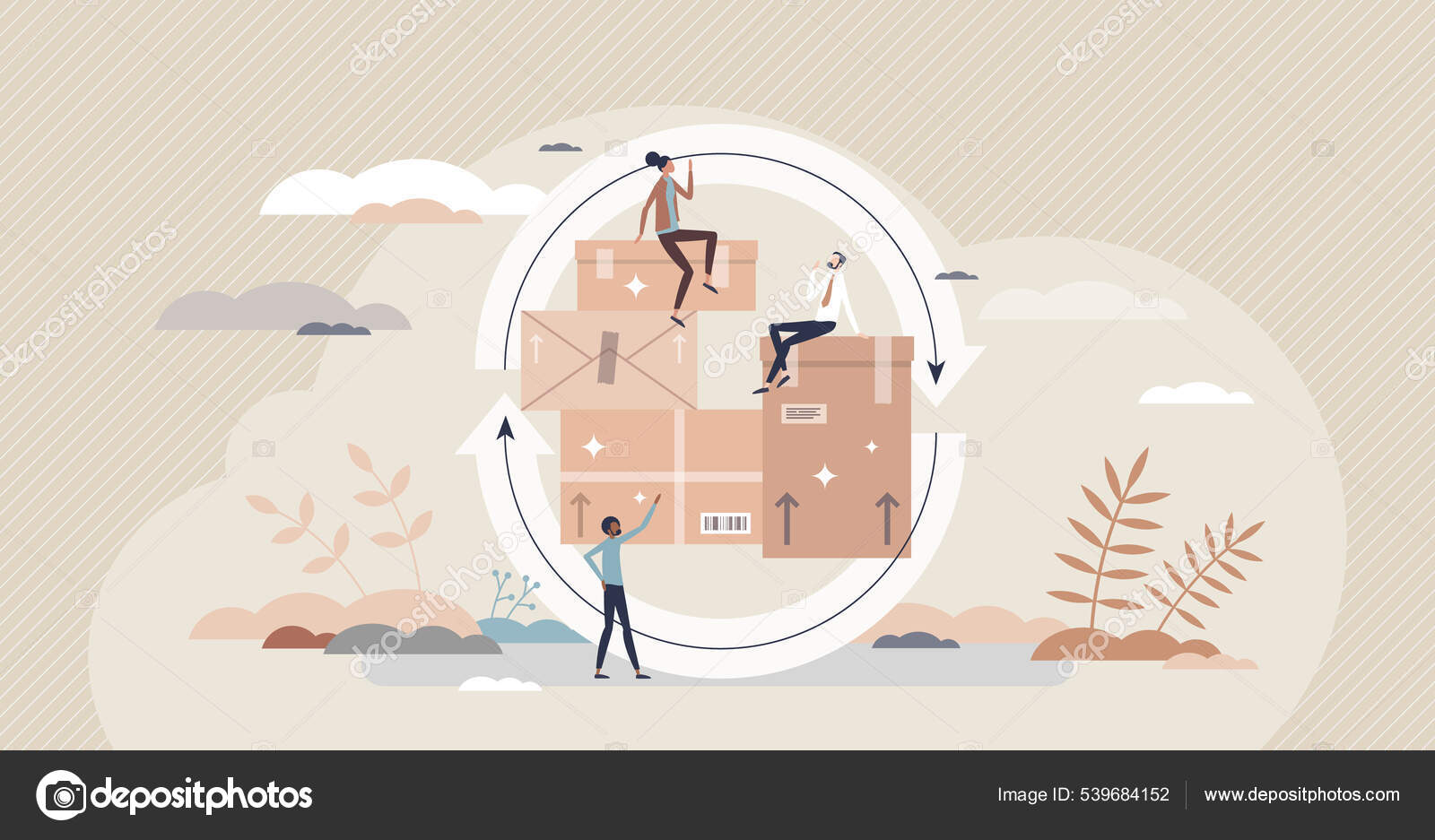 Inventory turnover and stock product turn ratio measuring tiny person ...