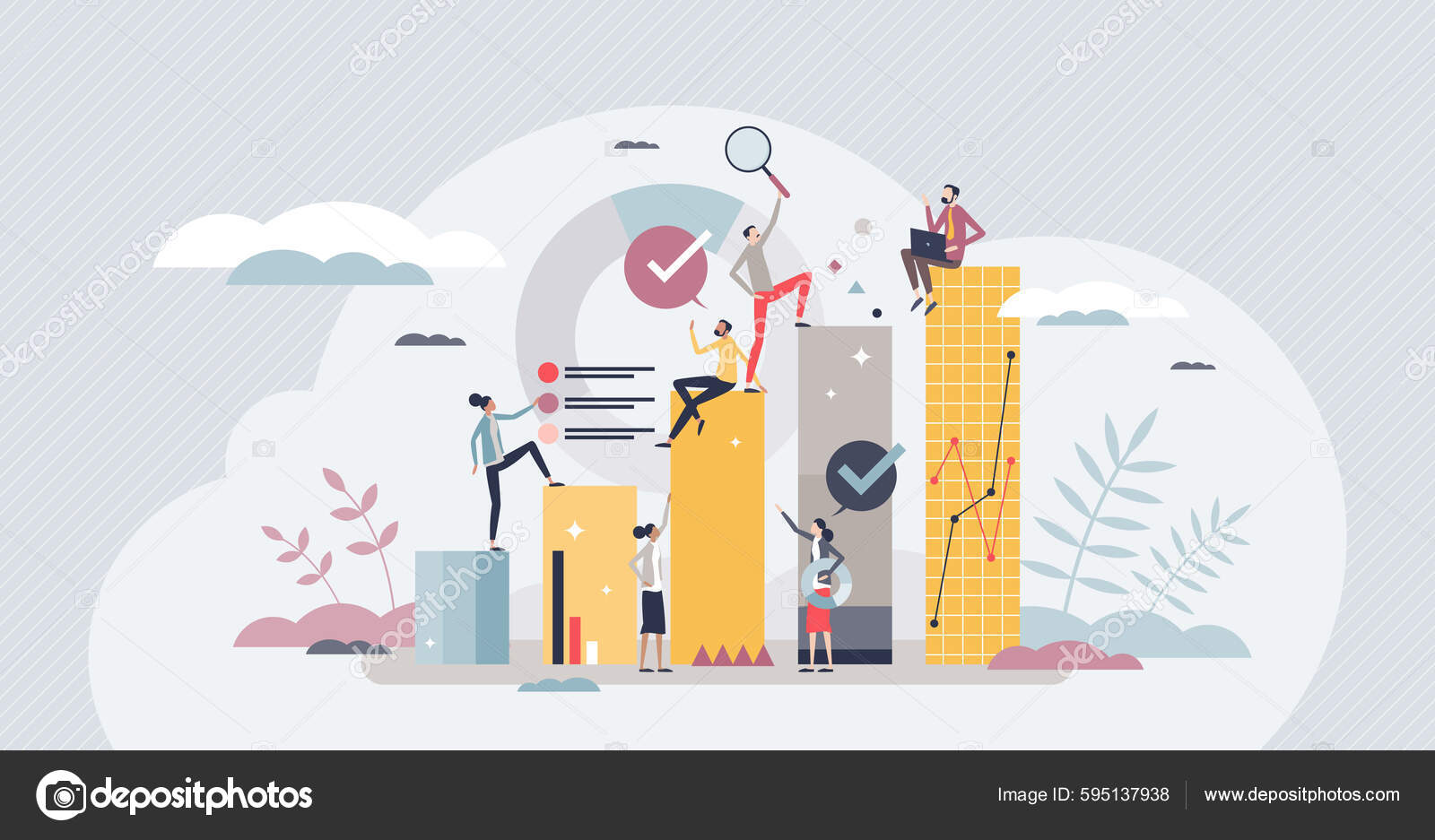 Employee Talent Development Human Resources Growth Tiny Person Concept ...