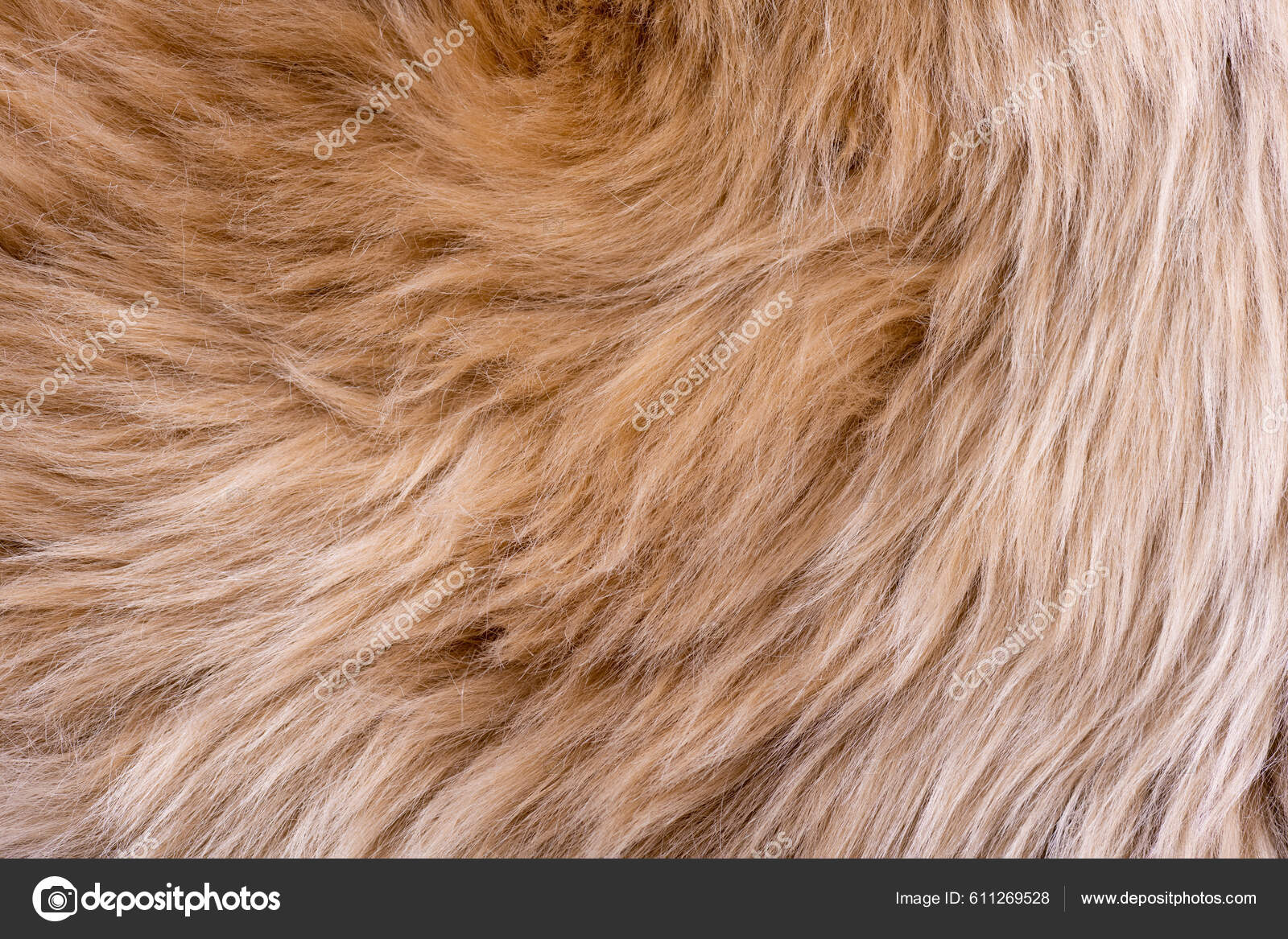 Fur Texture Top View Brown Fur Background Fur Pattern Texture — Stock ...