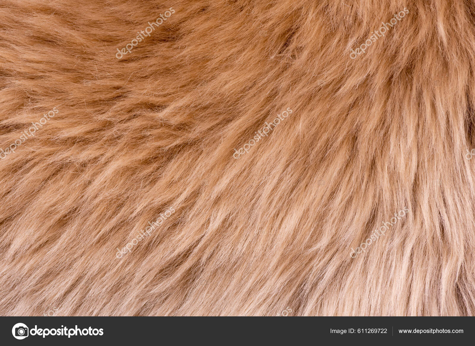 Fur Texture Top View Brown Fur Background Fur Pattern Texture — Stock ...