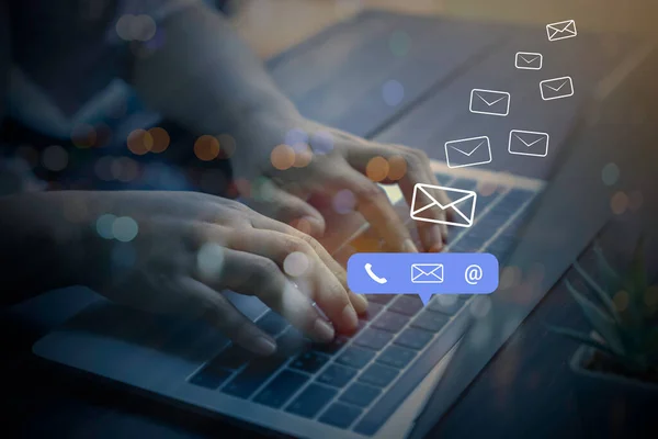 Contact us or Customer support hotline people connect. Businessman ...