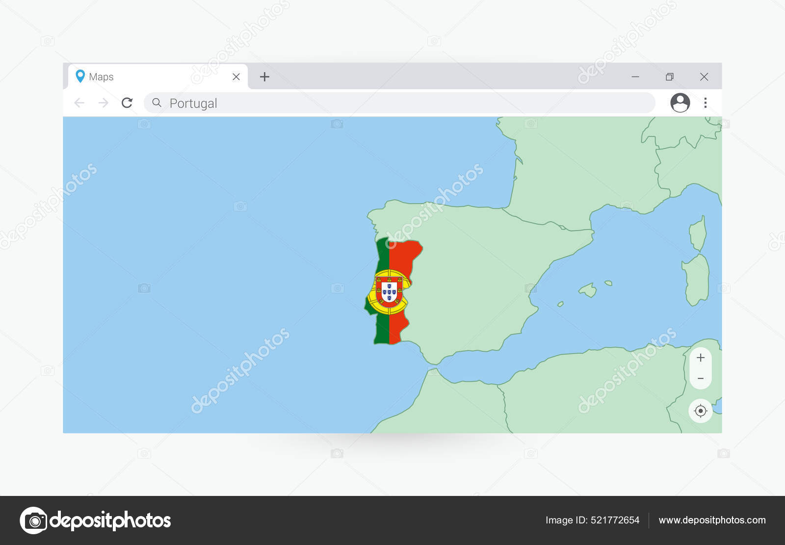 Iberian Peninsula World Map