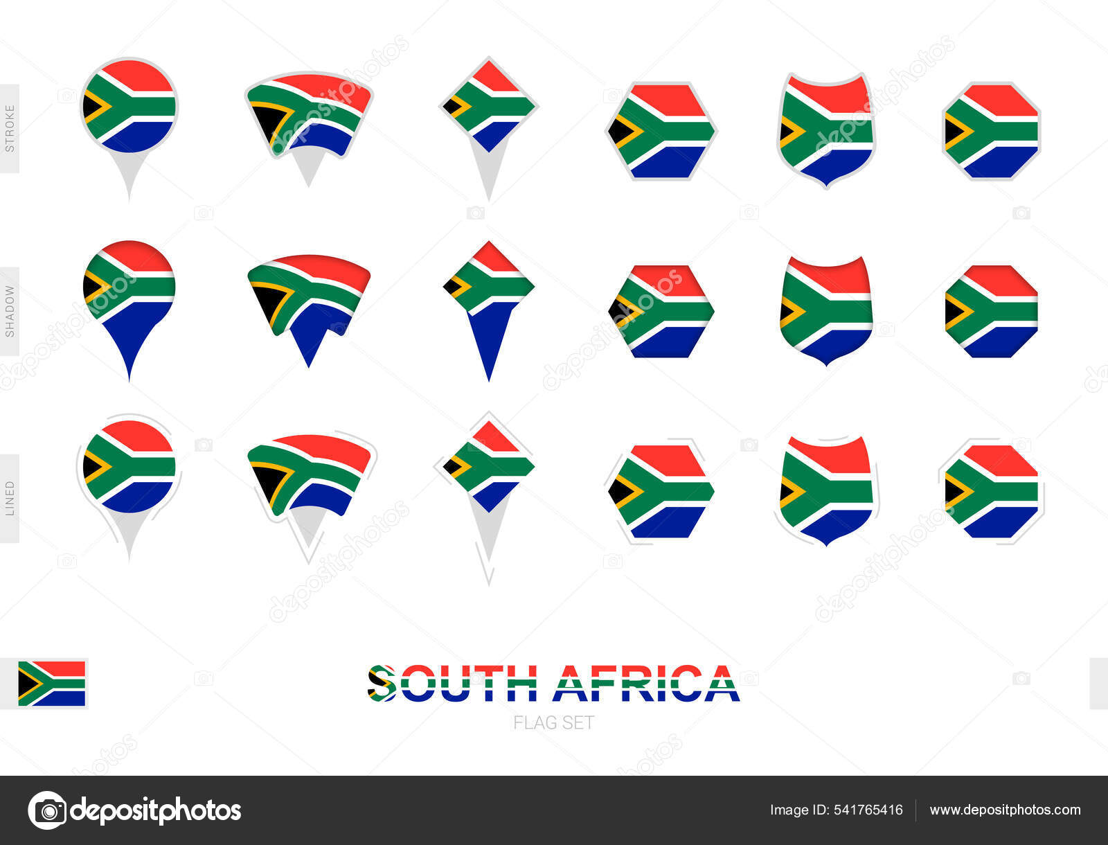 South African Country Flags