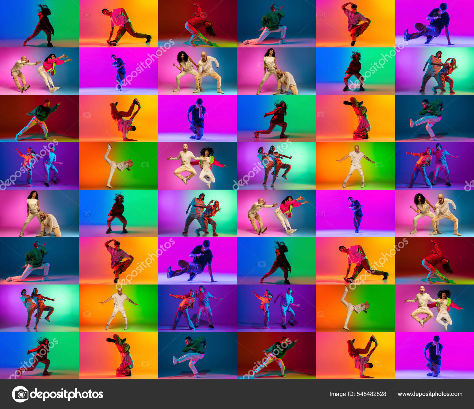 Dance Collage Background