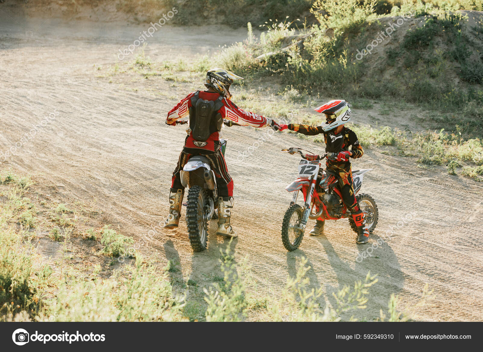 Dnipro Ukraine July 2022 Ukrainian Beginner Motorcycle Rider Driving ...