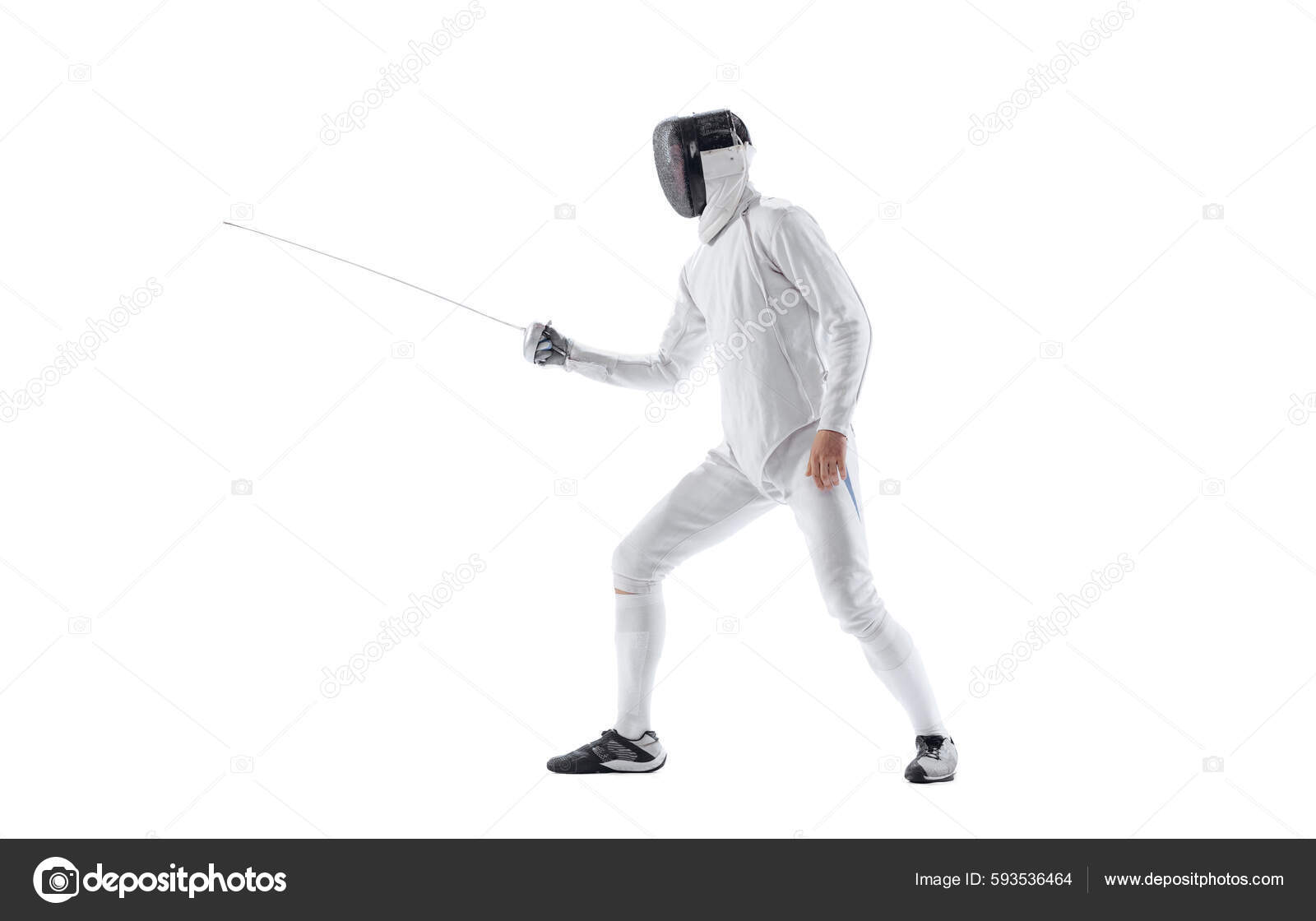 Fencing Sword In Action