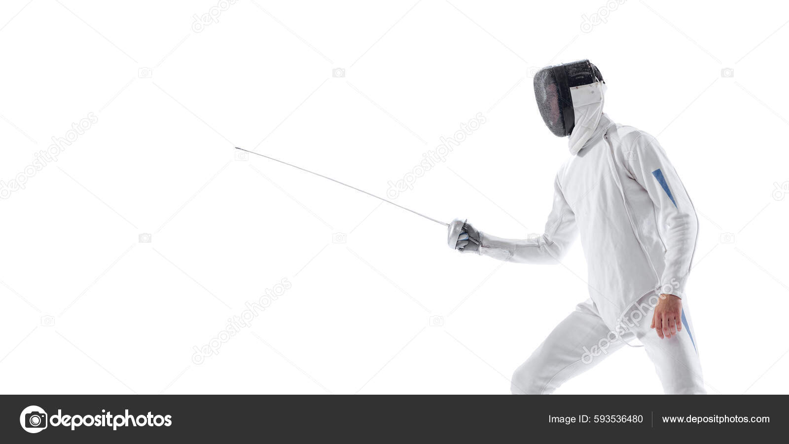 Fencing Sword In Action