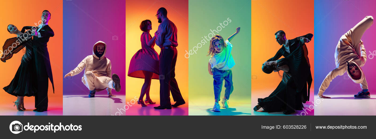 Representatives Various Dance Styles Ballroom Hip Hop Breakdance ...