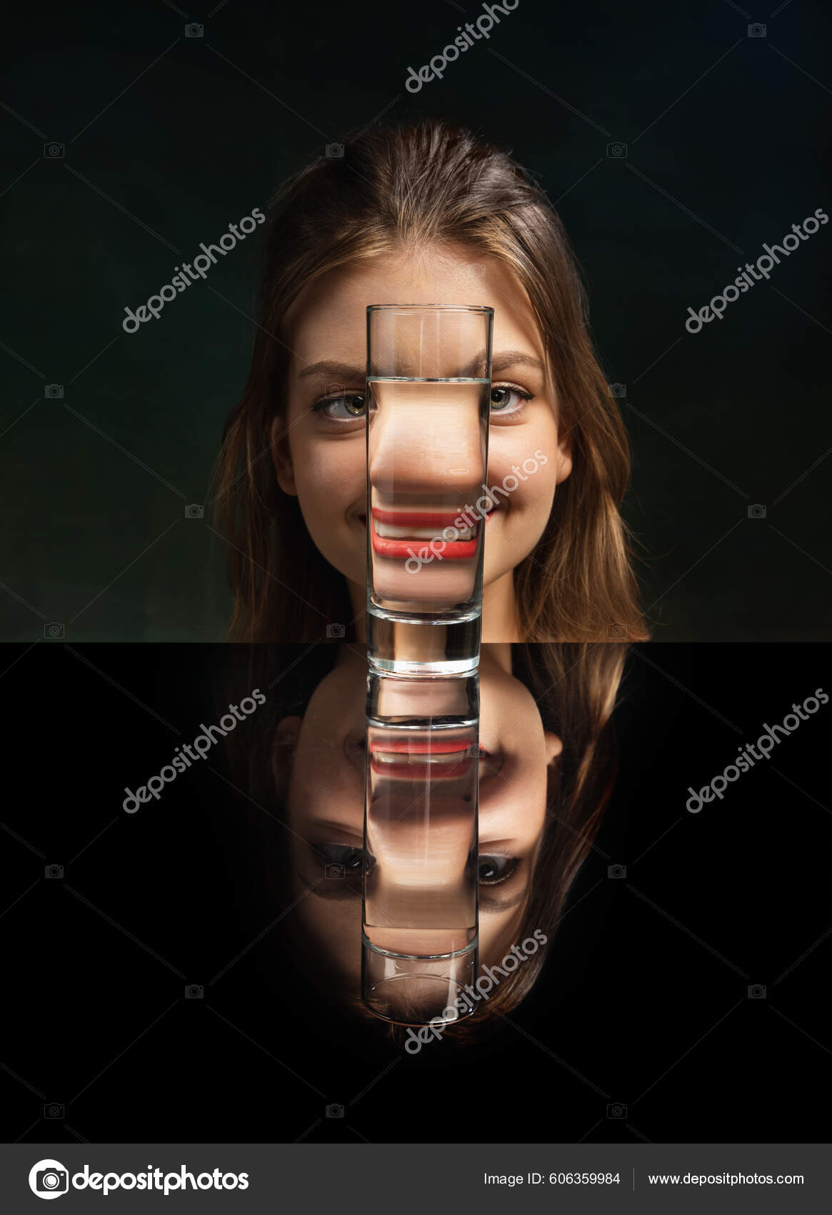 Weird Facial Expression Girl