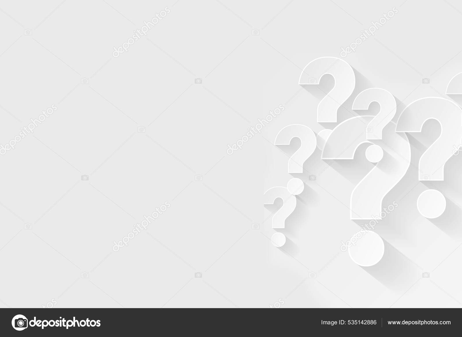 Mark Interrogation Question Marks Presentation Slide — Stock Photo ...