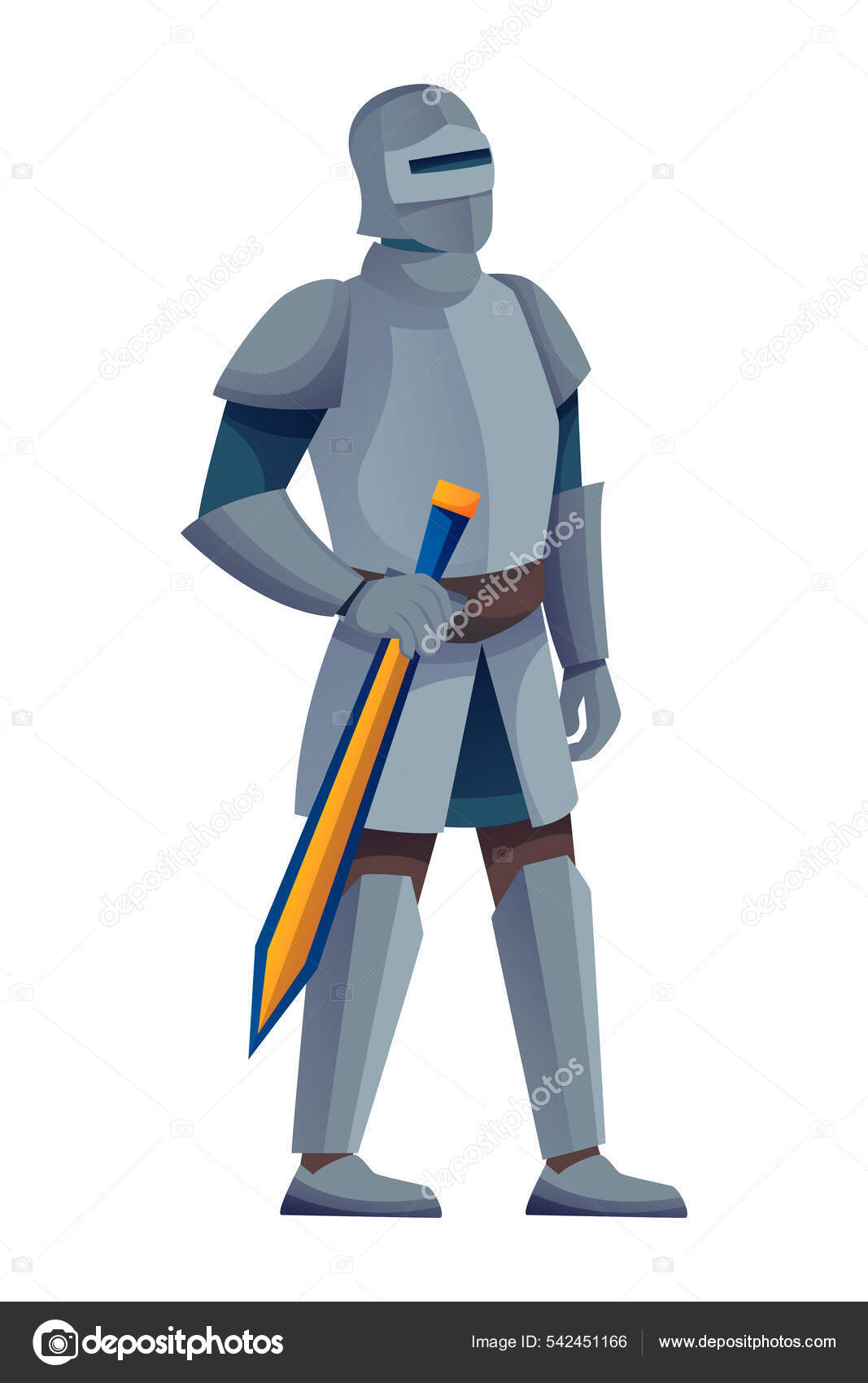 Middeleeuwse Harnas Tekening