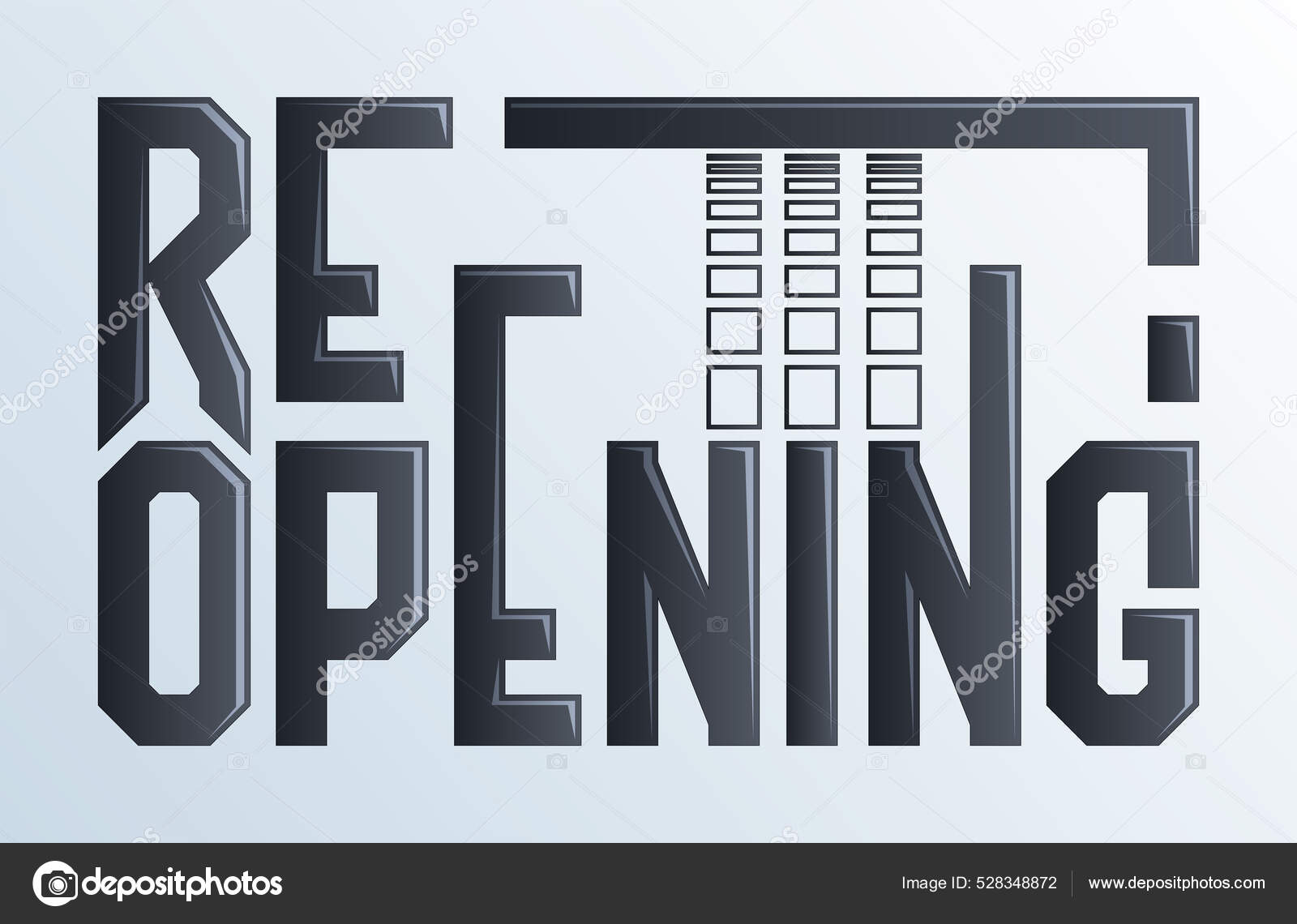 Abrir Concepto Tipográfico Diseño Letras Vector de stock #528348872 de ...