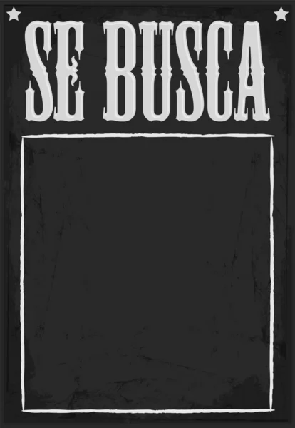 Recompensa Reward Poster Plantilla Texto Español Vector de stock ...