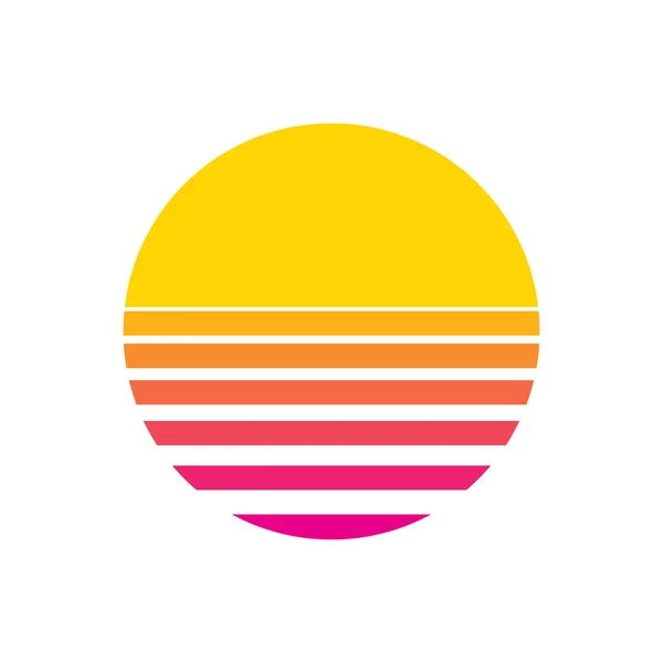 Vintage sunset Vector Images | Depositphotos