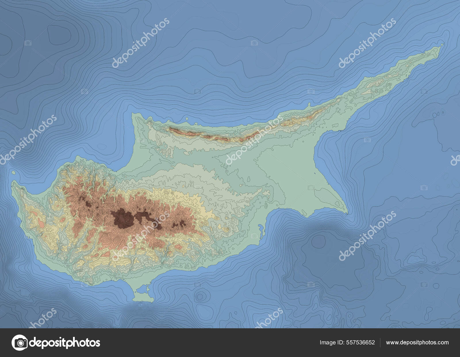 Cyprus Topographic Map Paper Cut Style Stock Vector Image by ©zxzxzxzx1978 #557536652