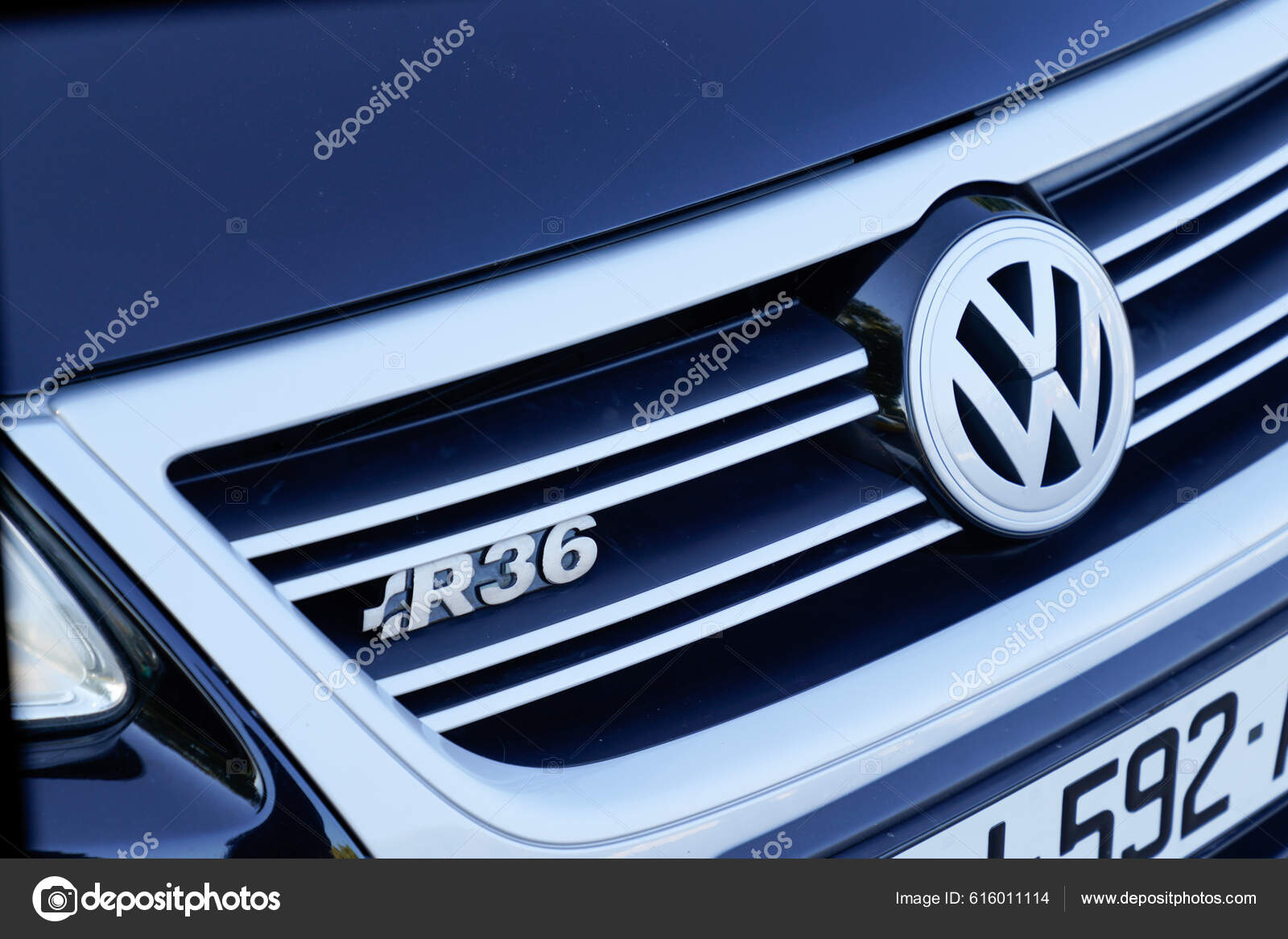 Bordeaux Aquitaine France 2022 R36 Volkswagen Passat Golf Logo Brand — Stock Editorial Photo ...