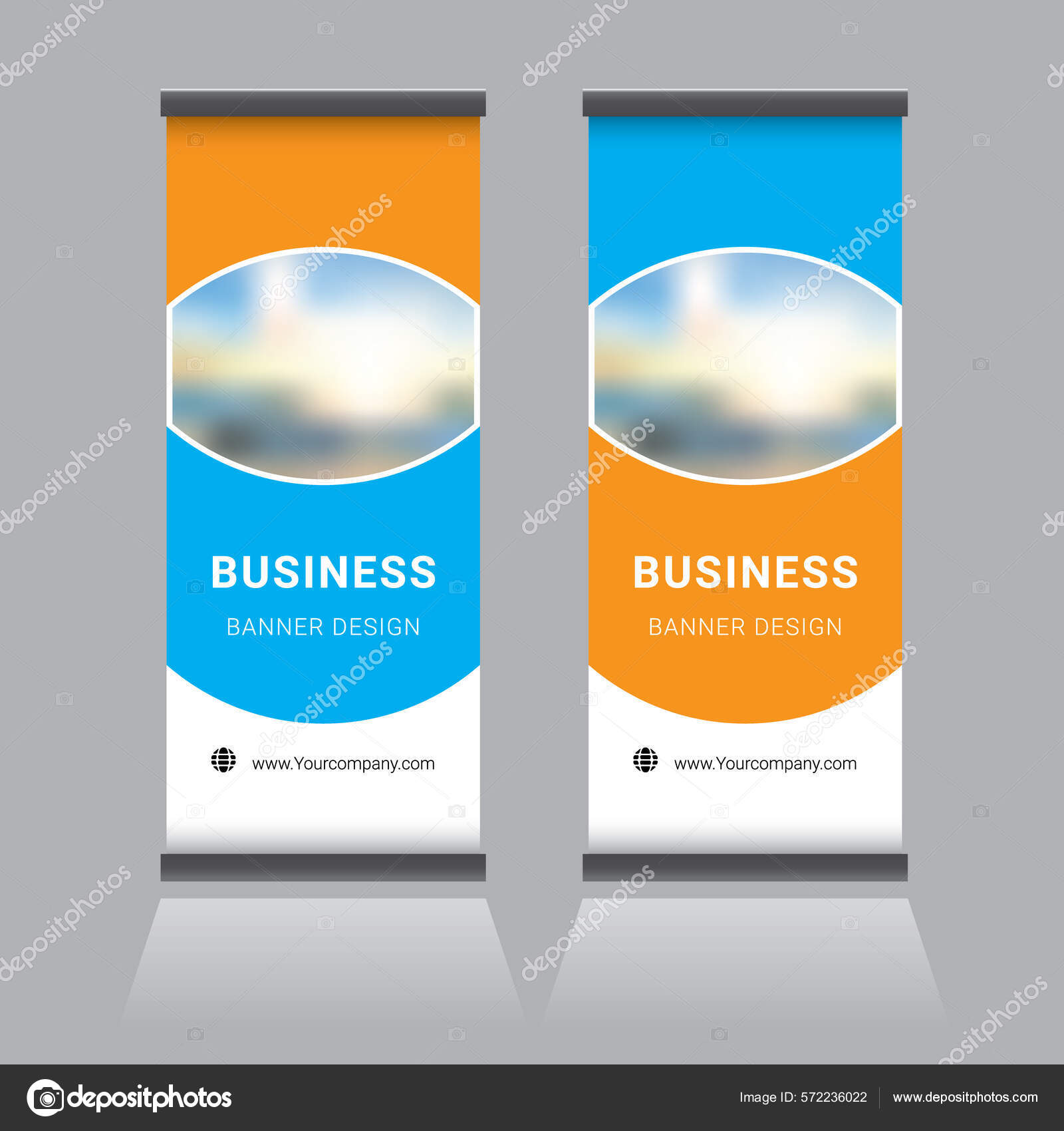 Business Standee Banner Design Template Stock Vector Image by ©Artgalax ...