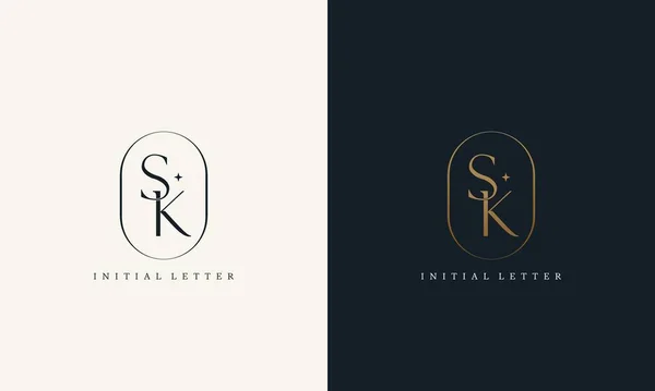 Premium Logo Monogram Gold Circle Frame Luxury Initials Design Minimal Stock Vector by ©Ireiru ...