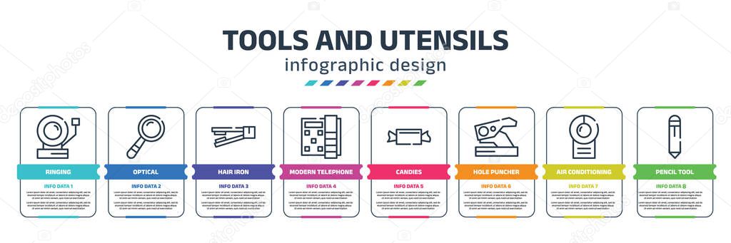 Infographics utensils Vector Art Stock Images | Depositphotos