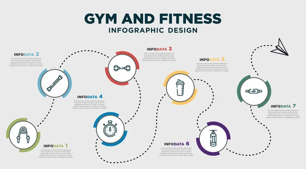 Infografías gym Imágenes Vectoriales, Gráfico Vectorial de Infografías ...