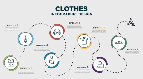 Infographic Timeline Clothing