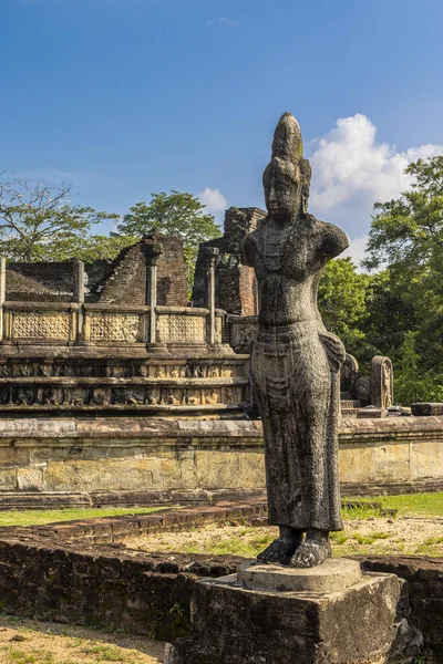 Sri Lanka. The ancient city of Polonnaruwa. The Shiva Devale No 2. The ...