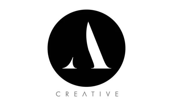 Y White Letter Logo Design with Circle Background. Stock Vector by ...