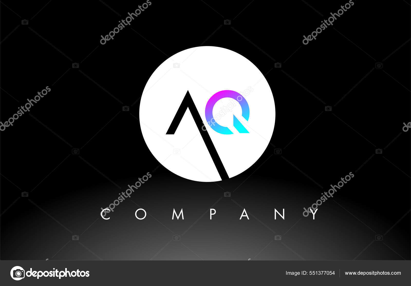 Purple Black Logo Letter Design Vector Stock Vector Image by ...