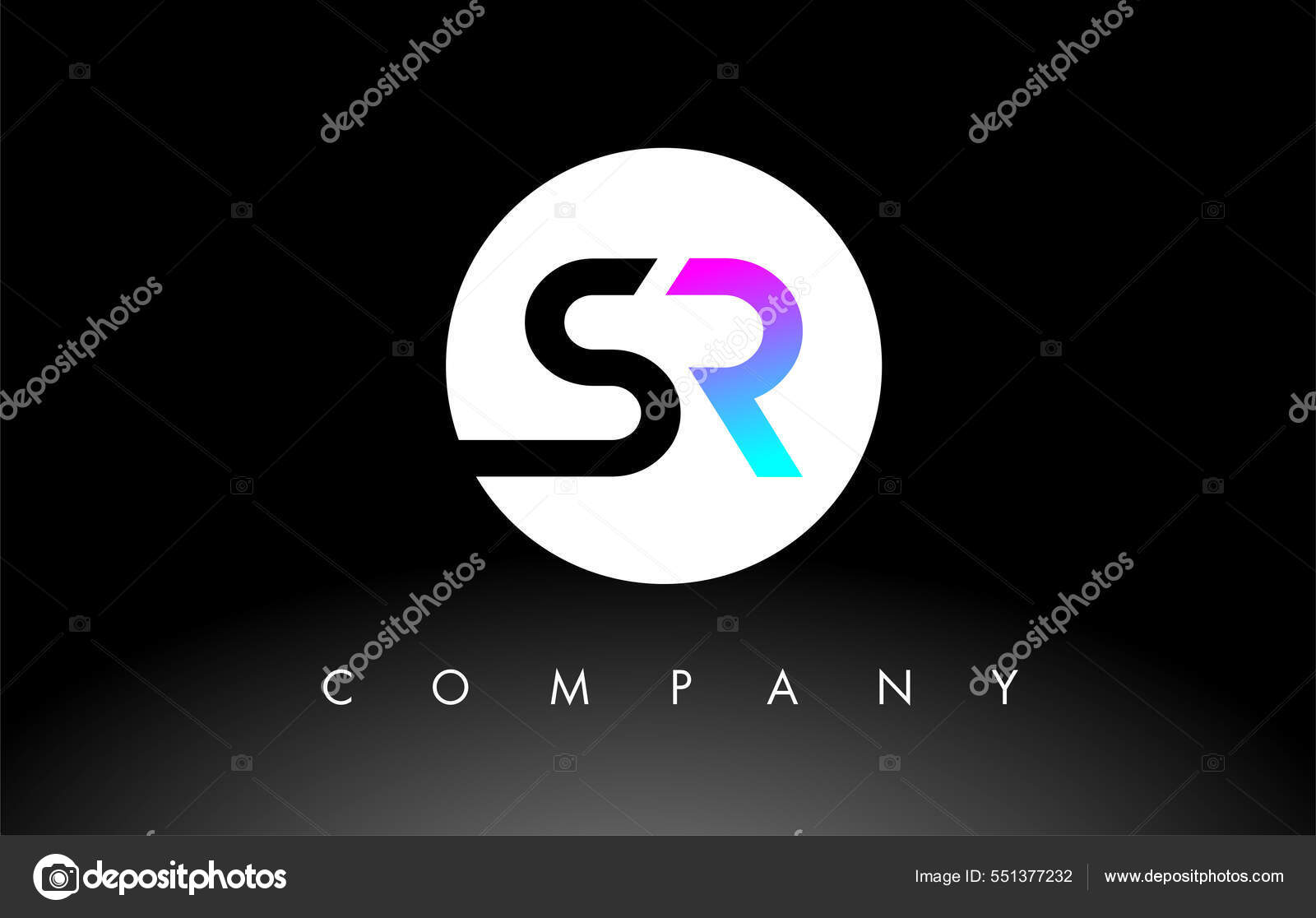 Purple Black Logo Letter Design Vector Stock Vector Image by ...