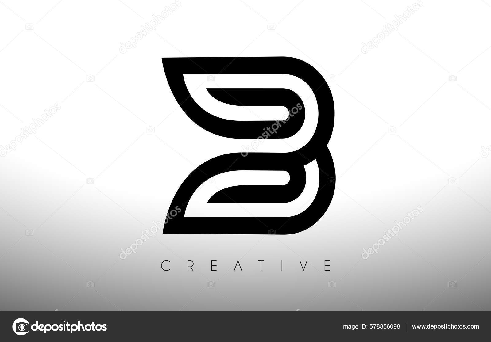 Letter Logo Swoosh Creative Lines Monogram Look Vector Stock Vector By ©twindesigner 578856098