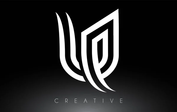 Logo Letter Icon Monogram Letter Design White Line Monogram Minimalist ...