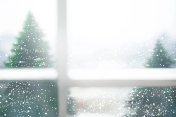 Snowy window view Stock Photos, Royalty Free Snowy window view Images ...