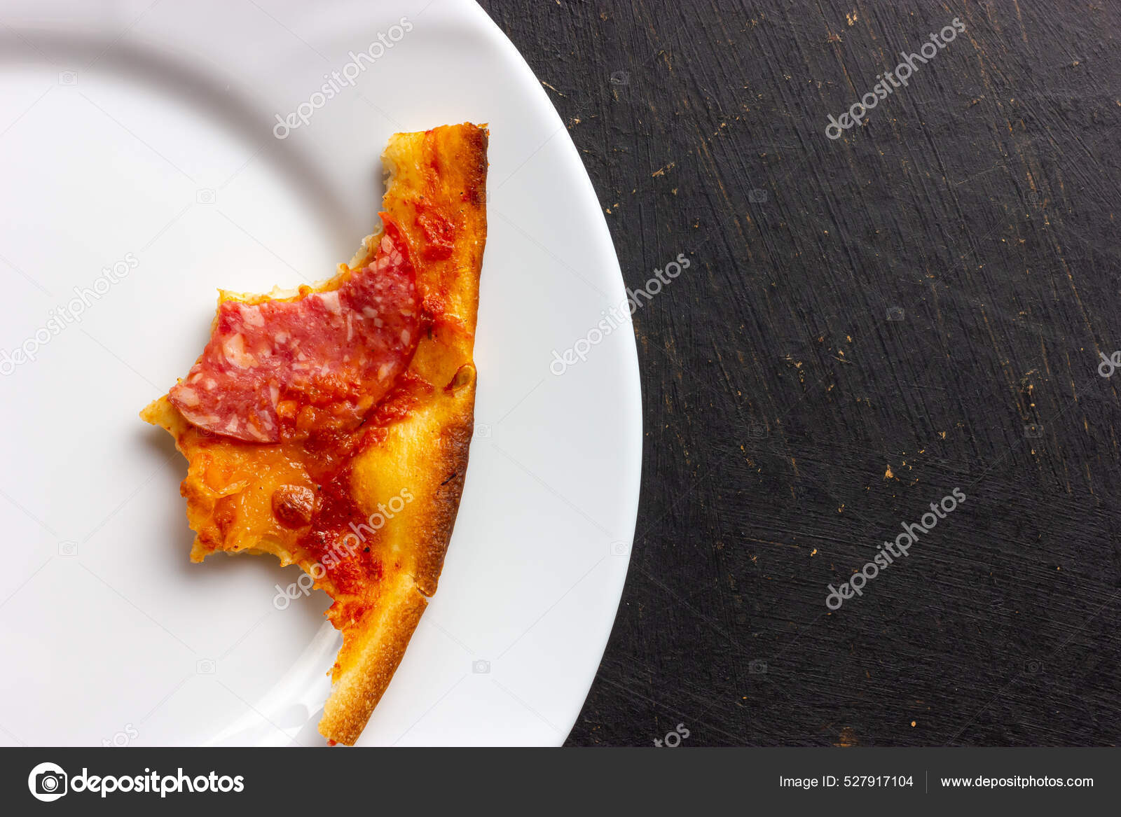 Half Eaten Pizza