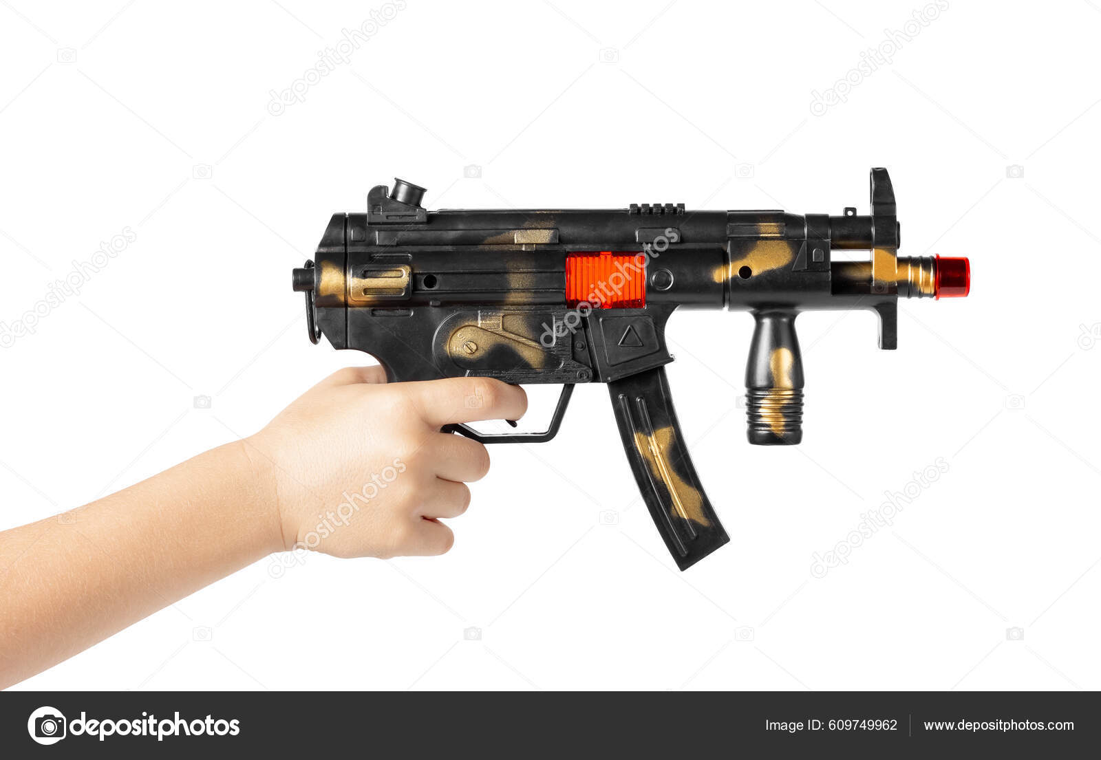 Toy Firearm Childs Hand Automatic Toy Weapon Automatic Gun Plastic ...