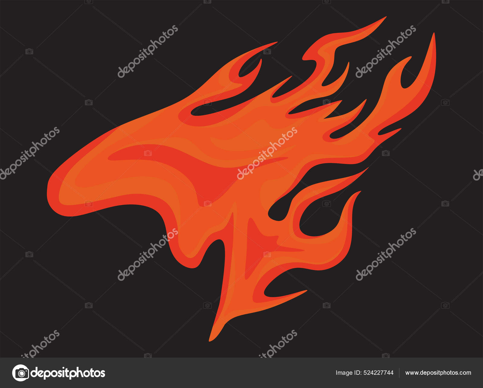 Simple Background Flame Pattern Stock Illustration by ©galihprihatama ...