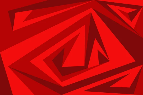 Red Triangle Pattern Wallpaper
